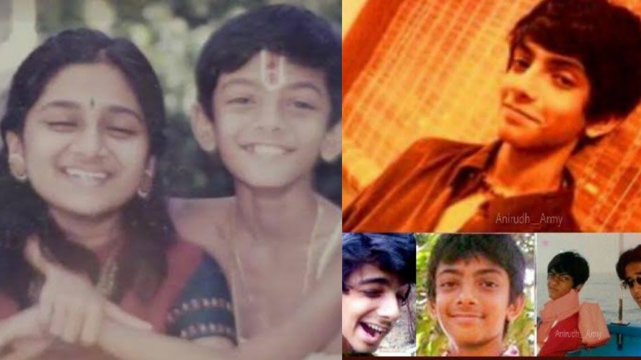 Anirudh Ravichandran childhood photos and unseen photos || Music ...