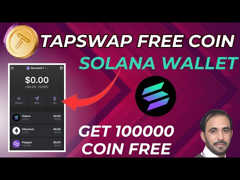 Tapswap New Update | How To Create Solana Wallet | Tapswap Mining App ...