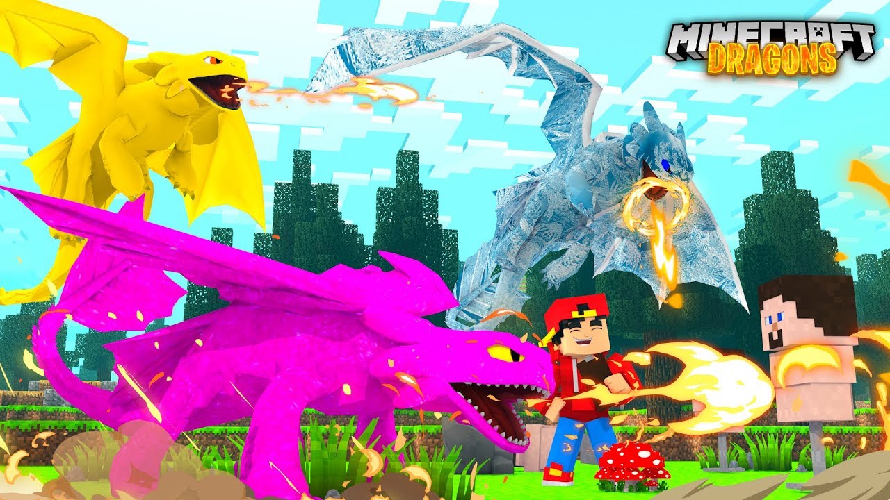 Minecraft DRAGONS - GETTING THE NIGHT FURY'S READY FOR WAR!! - YouTube