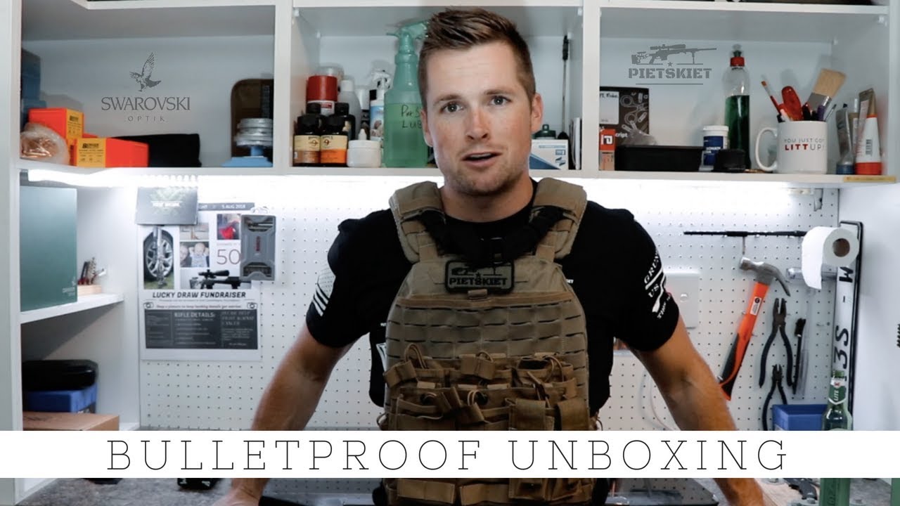 BULLETPROOF UNBOXING & BODY ARMOR SETUP - YouTube
