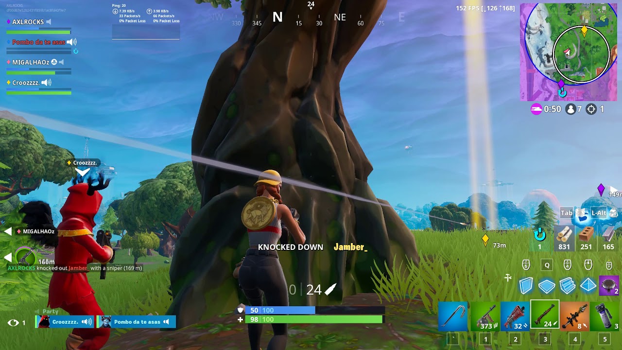 Fortnite - Hunting Rifle headshot - YouTube