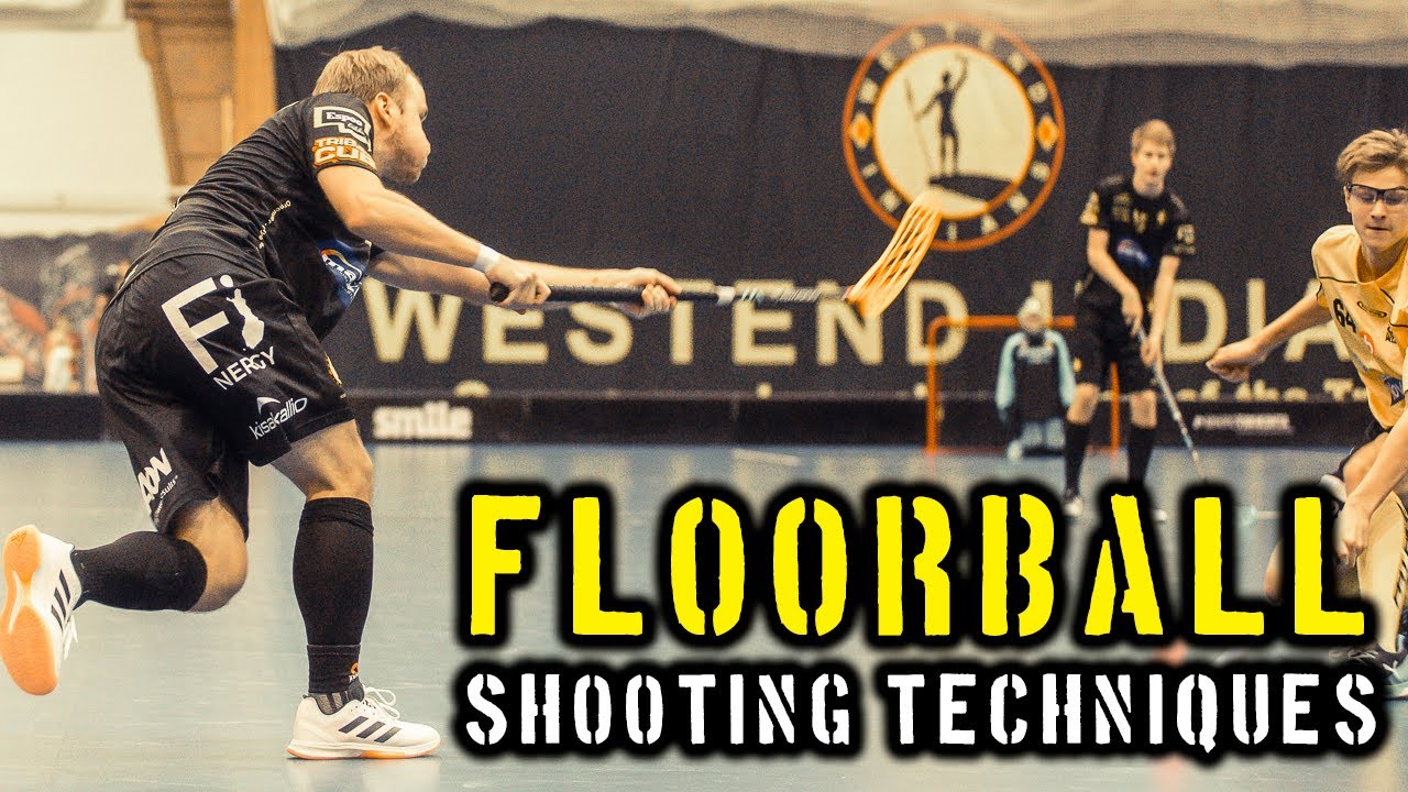 Floorball shooting techniques Toropainen, Arkkila & Lehkosuo - YouTube