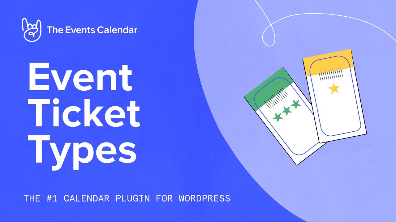 Event Ticket Types - YouTube