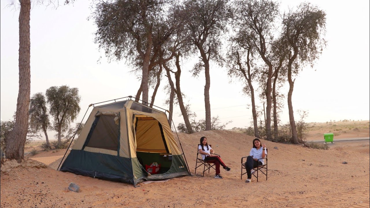 Satisfying Sound of Desert Camping In Maleha Sharjah UAE - YouTube