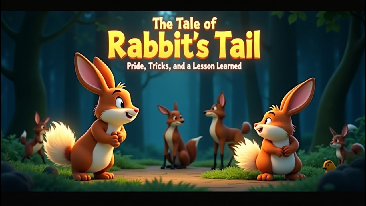 The Tale of Rabbit’s Tail | A Moral Story | Why Rabbits Have Short ...
