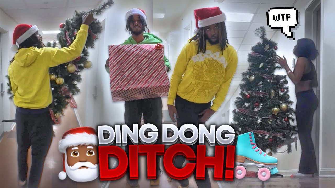 EXTREME DING DONG DITCH!! | COLLEGE EDITION *ON SKATES* - YouTube