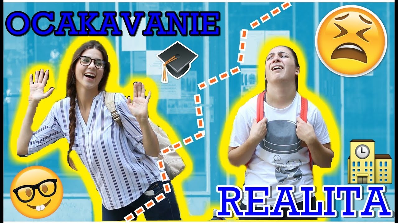BACK TO SCHOOL : Očakávanie VS Realita ft. Patra Bene - YouTube