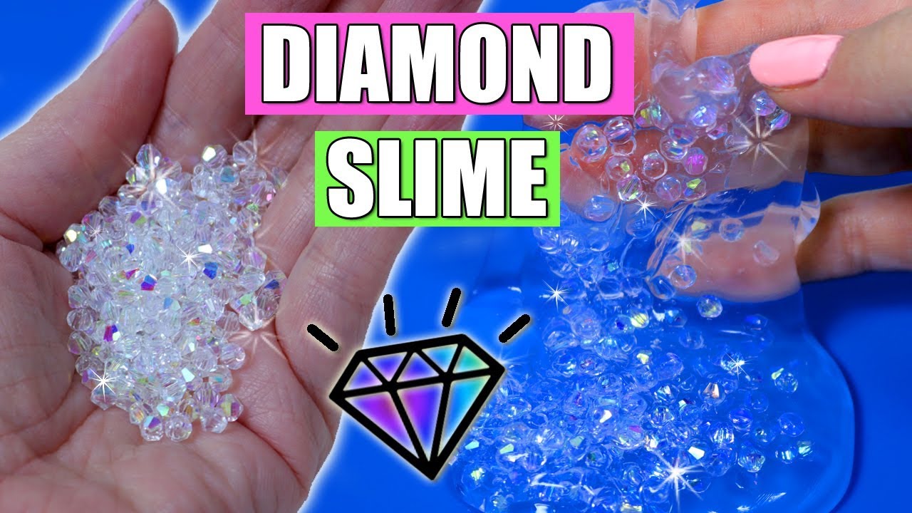 How To Make Crystal Clear Diamond Slime! - YouTube