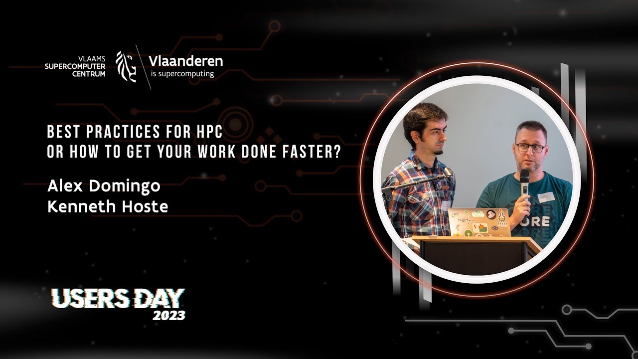 VSC Users Day 23 | Alex Domingo & Kenneth Hoste - YouTube