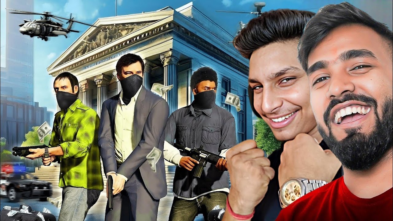 WE DID CITY'S BIGGEST BANK ROBBERY || GTA 5 GRAND RP #54 - YouTube