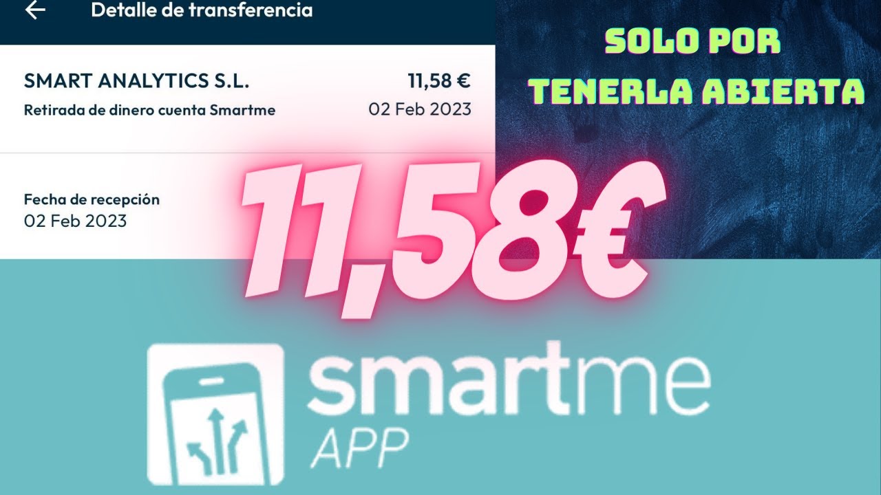 SMARTME APP RETIRO EN VIVO ¡Gana DINERO SIN HACER NADA Usando Smartme App! SÍ PAGA - MEJOR APP ...