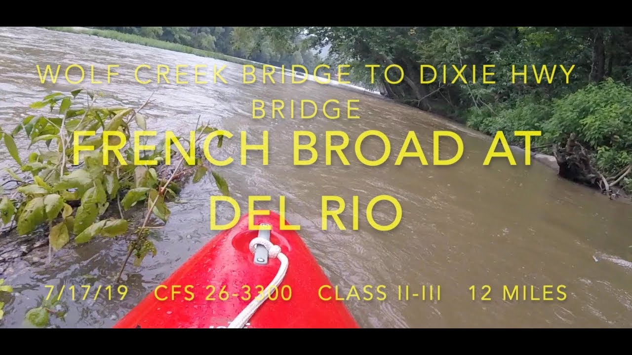 Kayak the French Broad River at Del Rio - YouTube