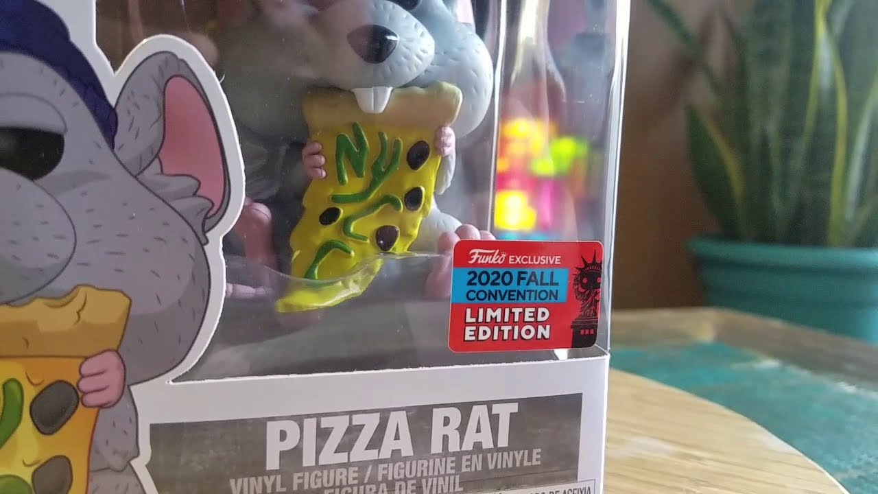 Pop! NYCC 2020 Pizza Rat Funko Vinyl Figure Review - YouTube