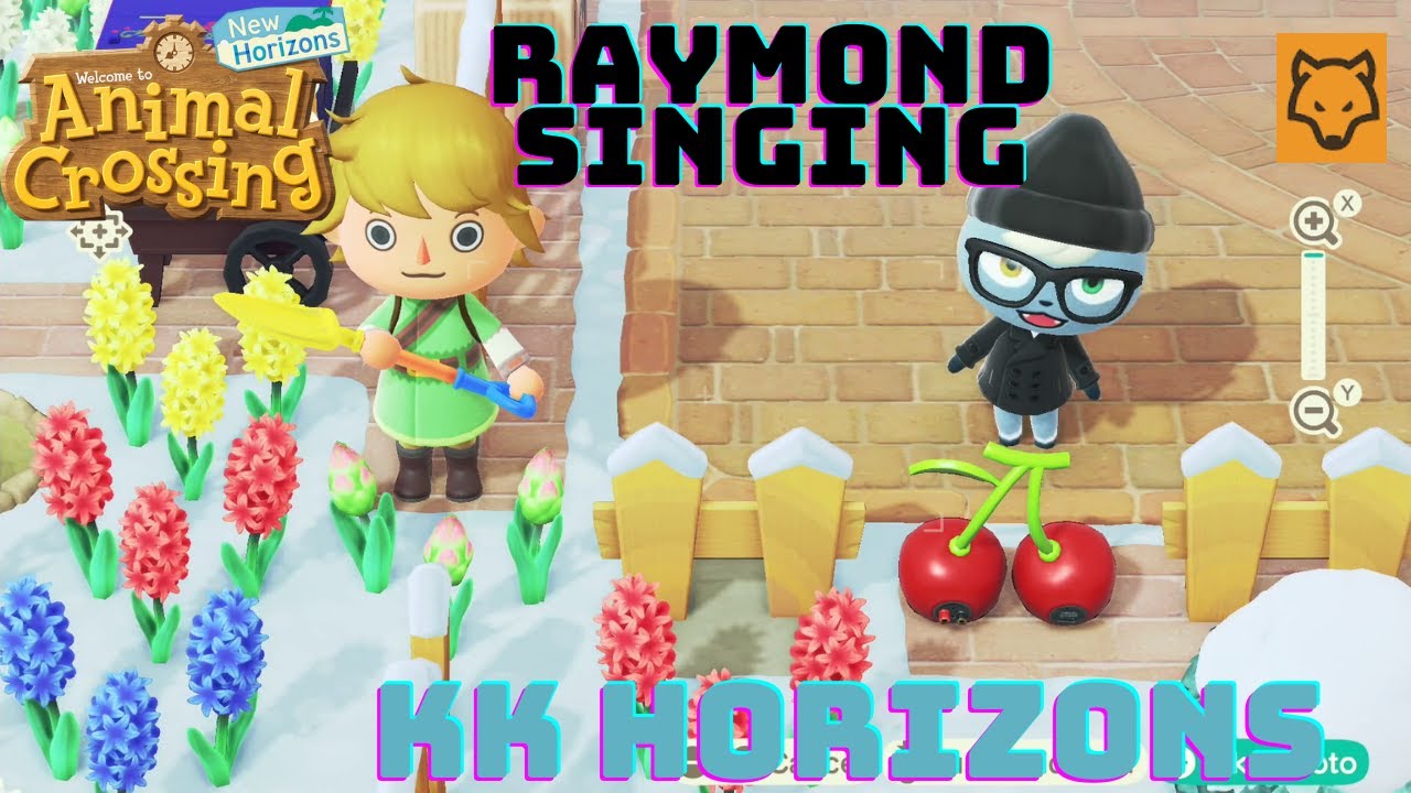 Raymond the Cat Singing KK Horizons Animal Crossing New Horizons - YouTube