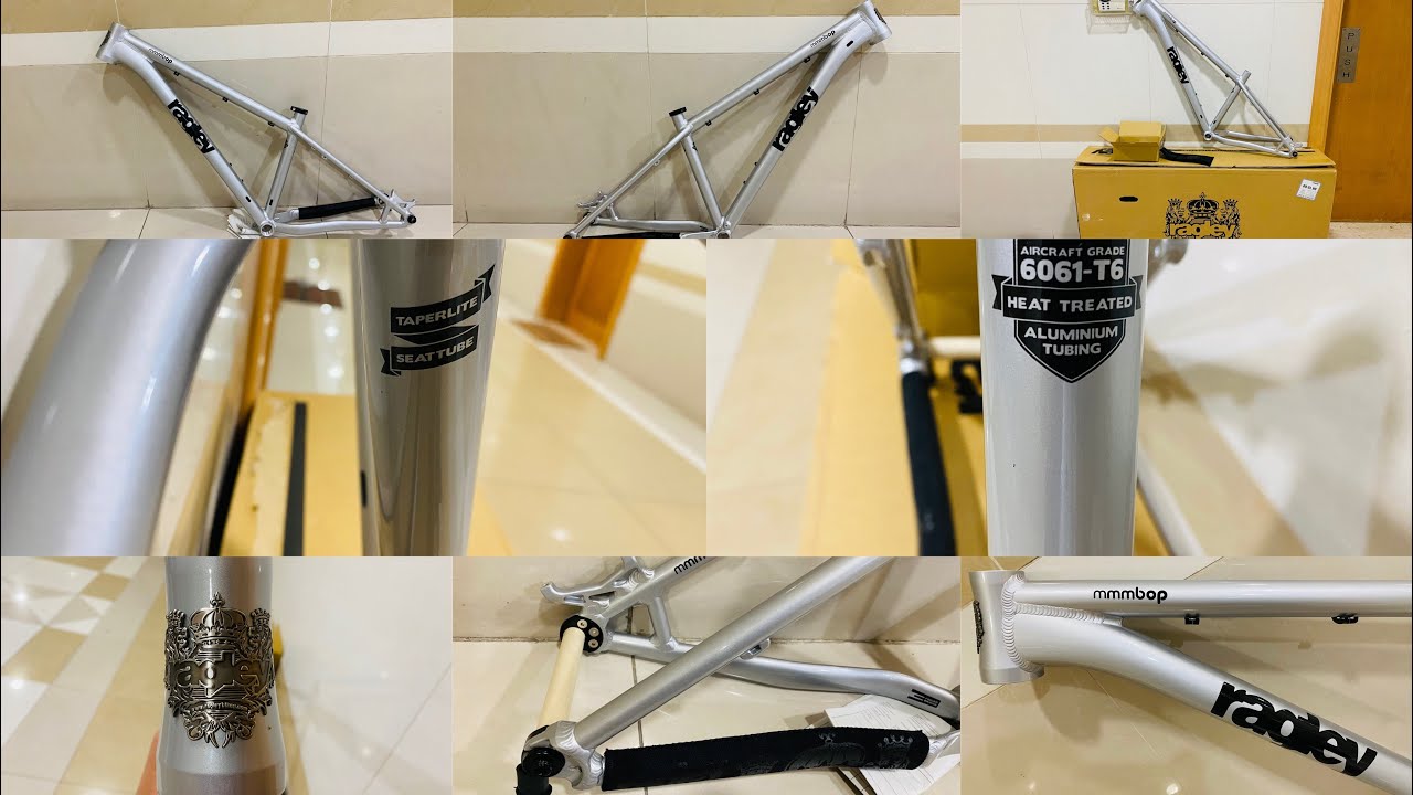 UNBOXING RAGLEY HT MTB FRAME SMALL 2022 SILVER BOOST ...