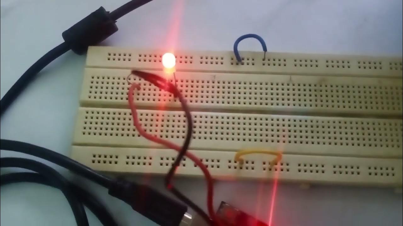 Interfacing of LED with Arduino - YouTube