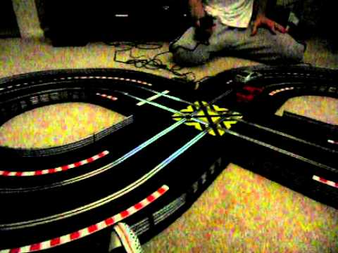 Scalextric drift kings drifting in slow motion using casio high speed ...