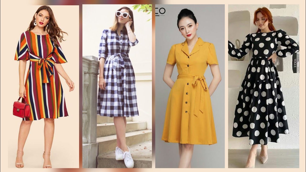 Top Designs of Casual Frocks of Females. - YouTube