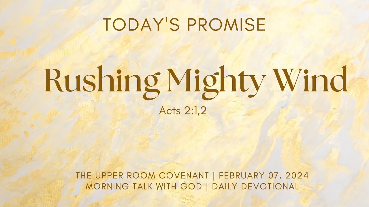 Rushing Mighty Wind | Ps Reena | The Upper Room Covenant - Daily ...