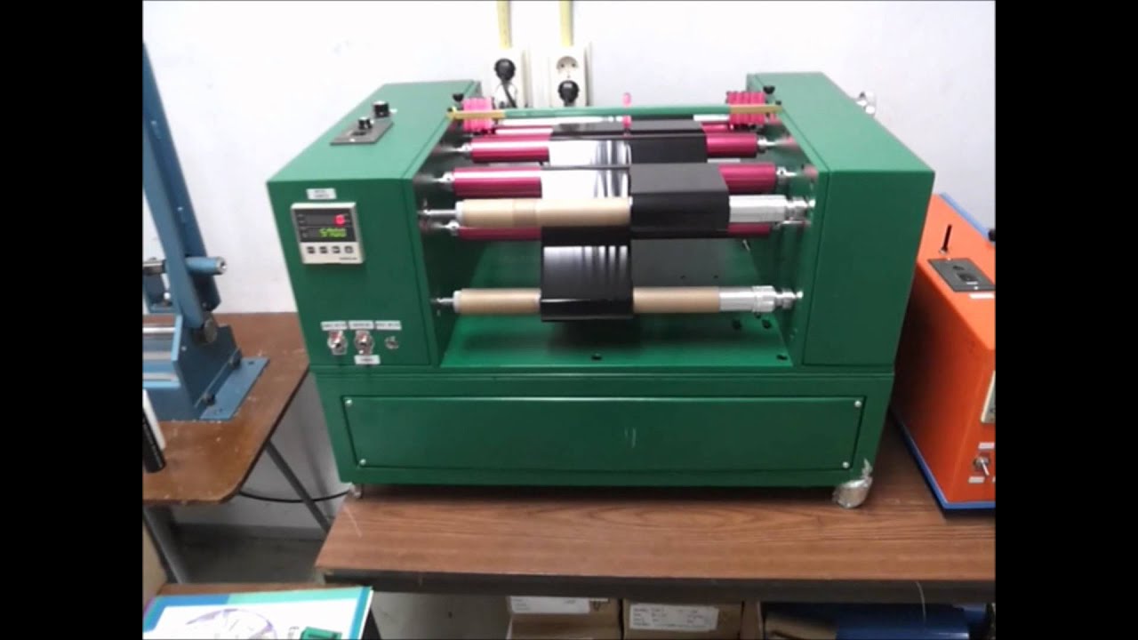 Mini Slitting Machine - TTR Euroworks bv - YouTube