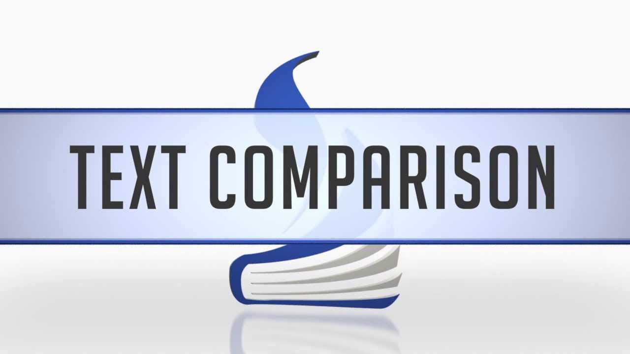 Logos 5 Tutorial: How to Use Text Comparison by Morris Proctor | Logos ...