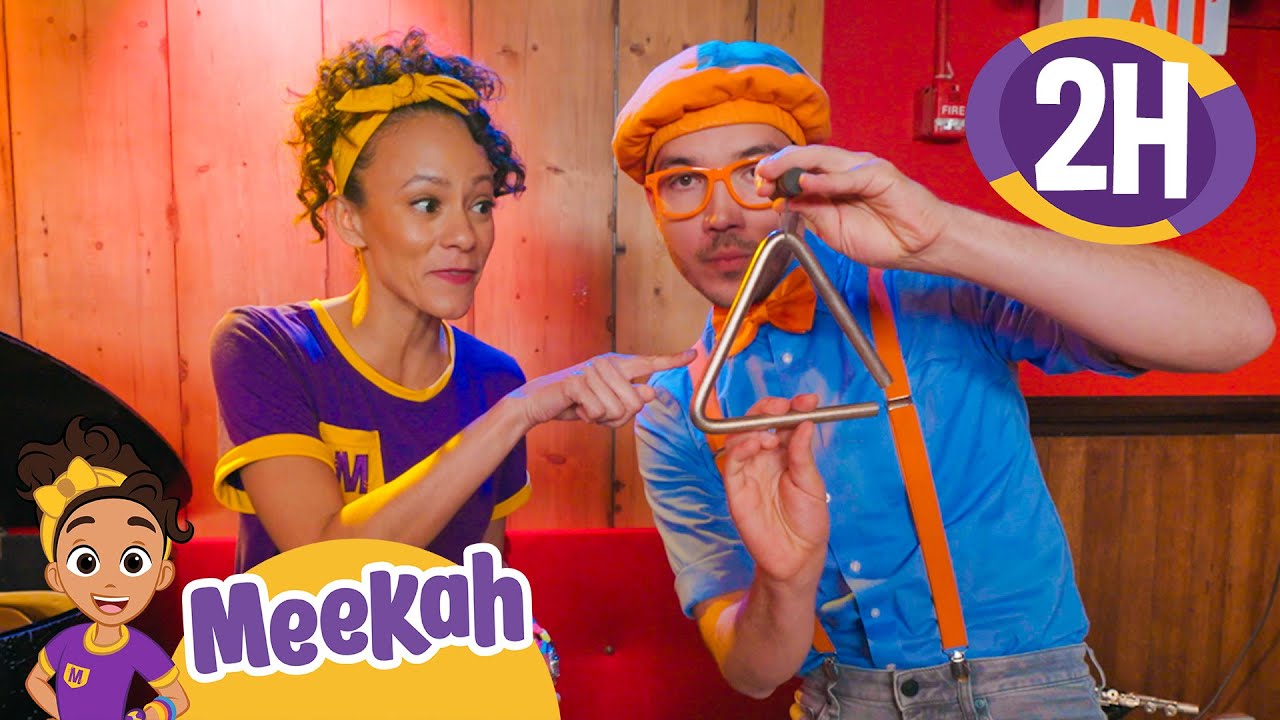 Jam Session with Blippi and Meekah! 🥁 | 2 HR OF MEEKAH! | Educational ...