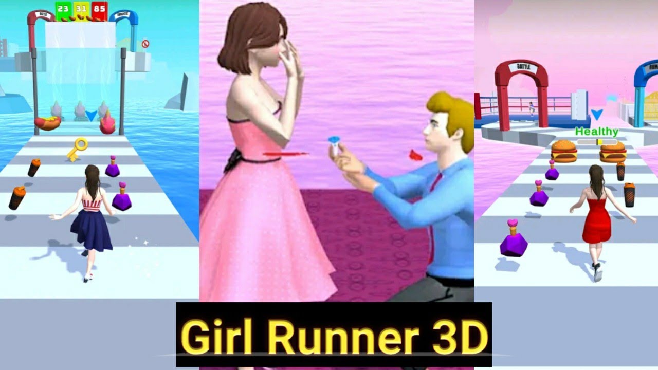 Girl Runner 3d Gameplay , ios || Android Gamer Aftab | #taptapmobile # ...
