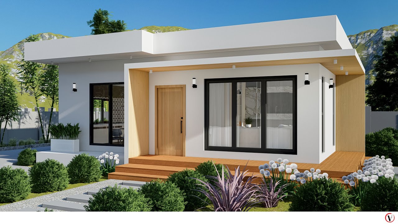 Smart Living in a 1-Bedroom, 1-Storey Modern House Design - YouTube