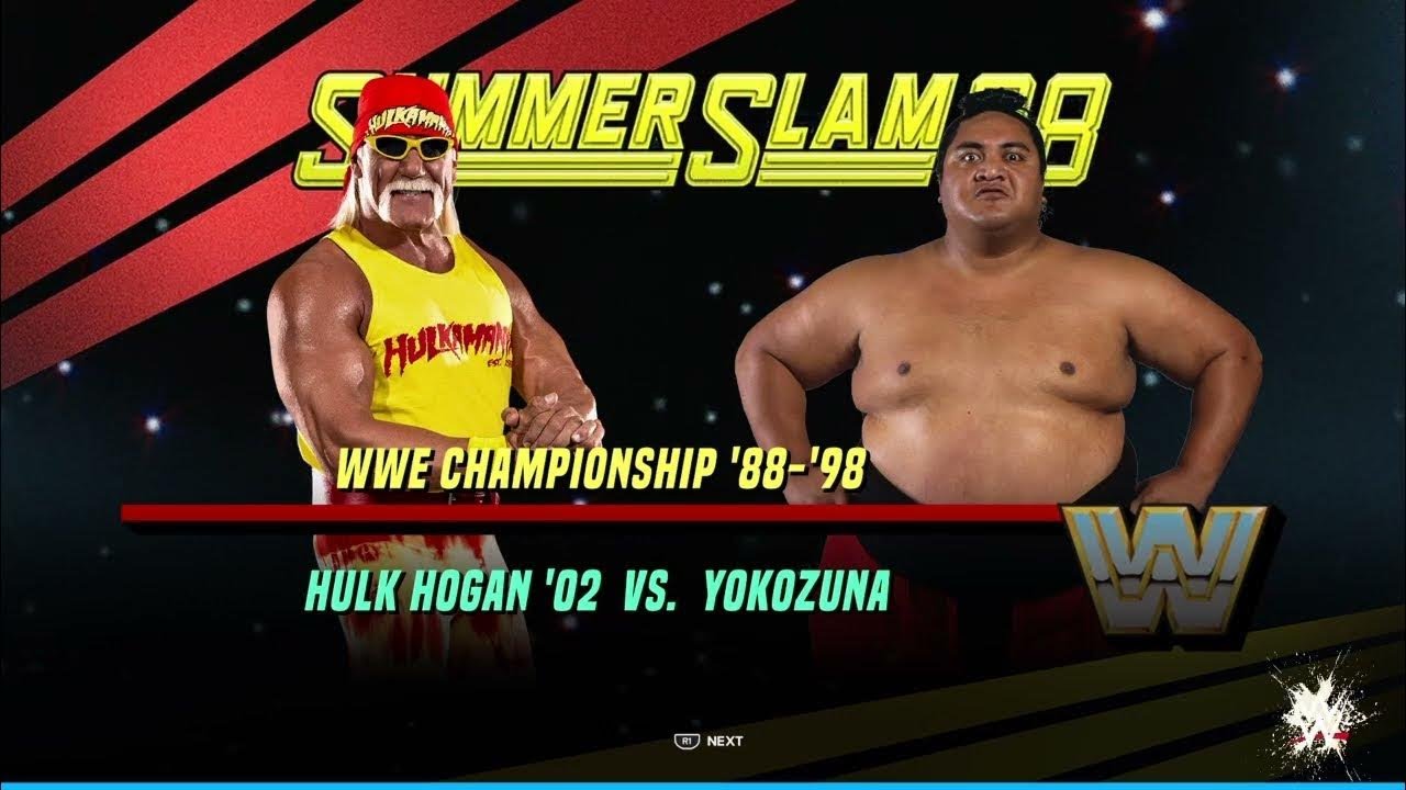 Yokozuna vs Hulk Hogan WWE 2K25 (Bloodline Showcase) - YouTube