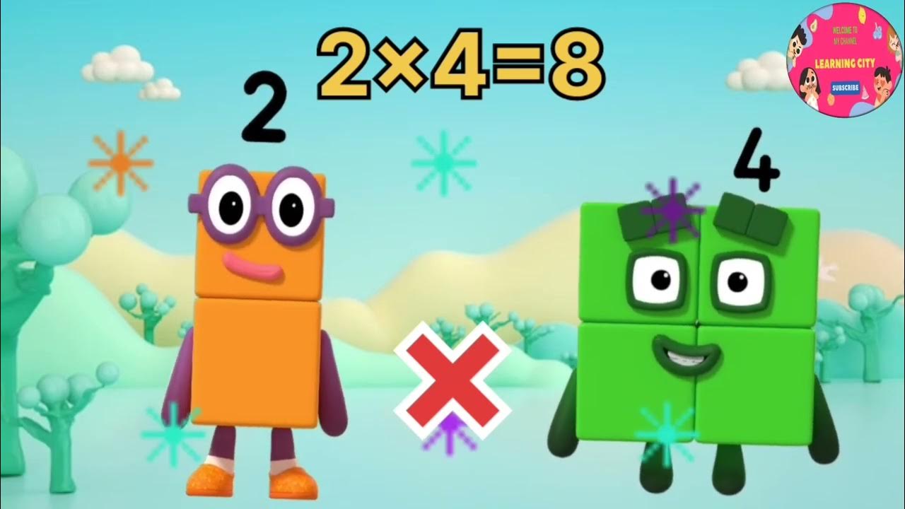 Unlock Numberblocks Two times Table | Multiplication| Learn To Count #HandToMind ...