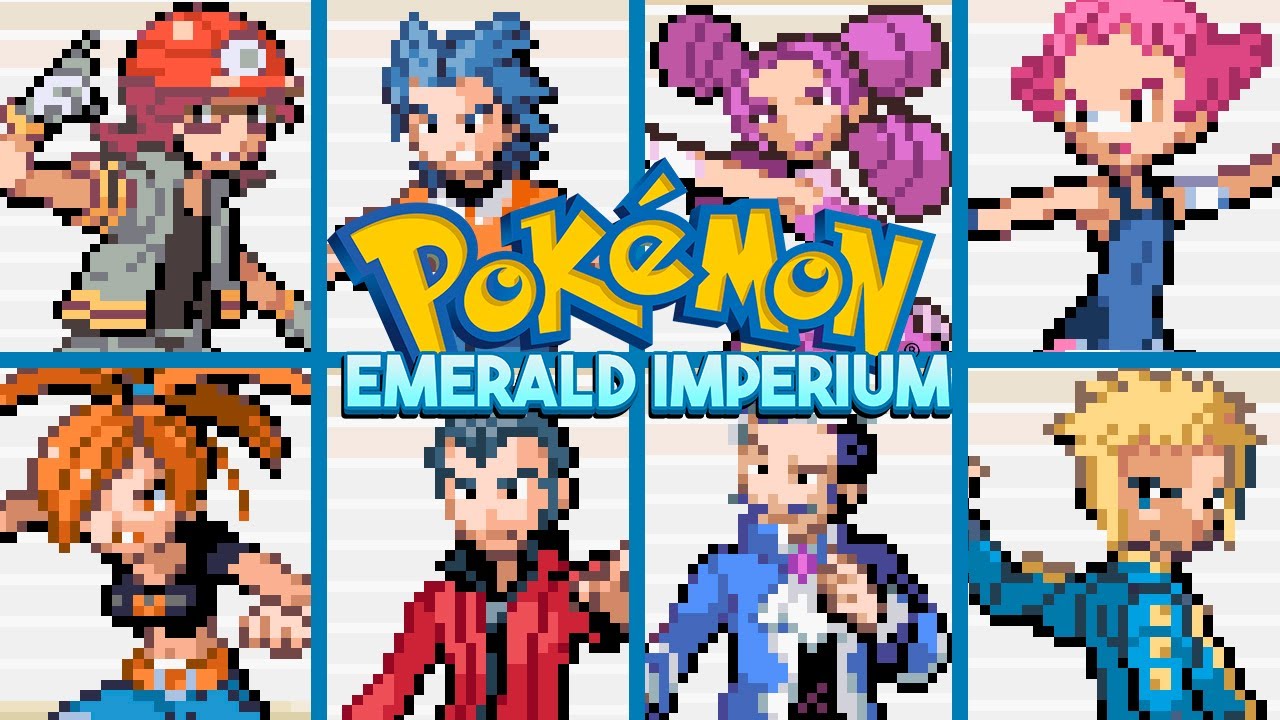 Pokémon Emerald Imperium - All Hoenn & Sinnoh Gym Leaders - YouTube