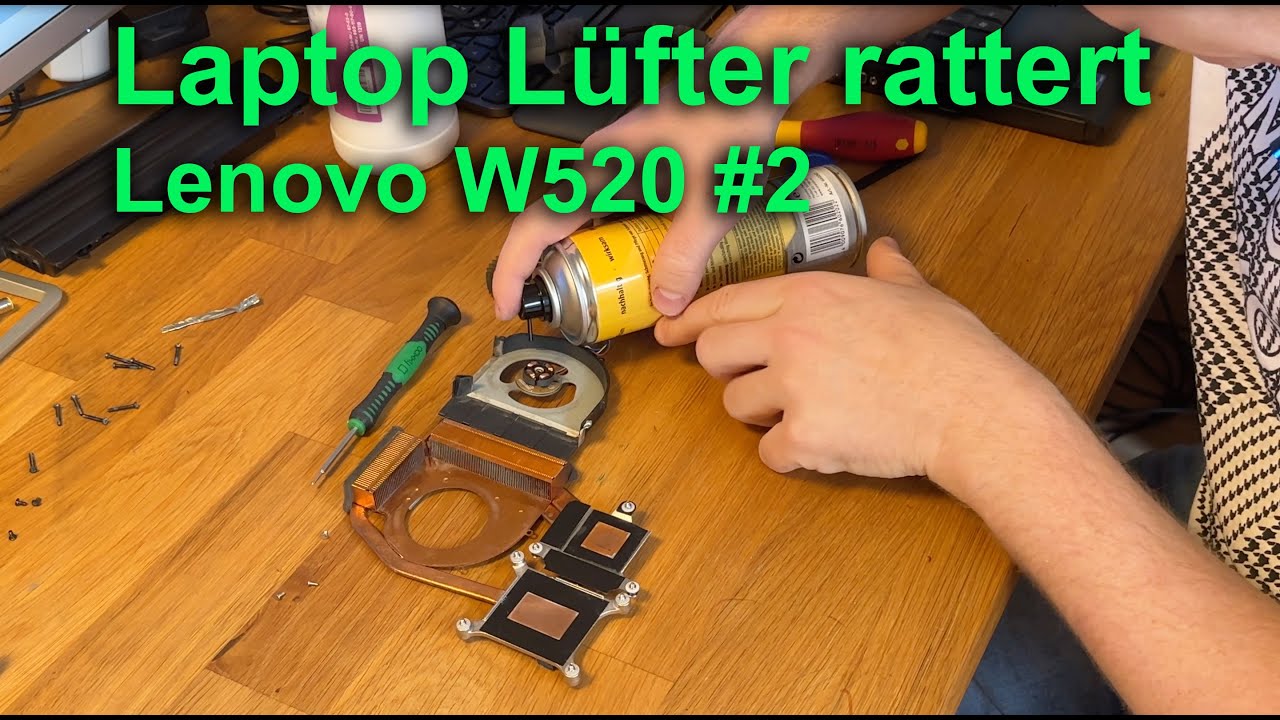 Laptop Lüfter rattert | Lenovo W520 #2 - YouTube