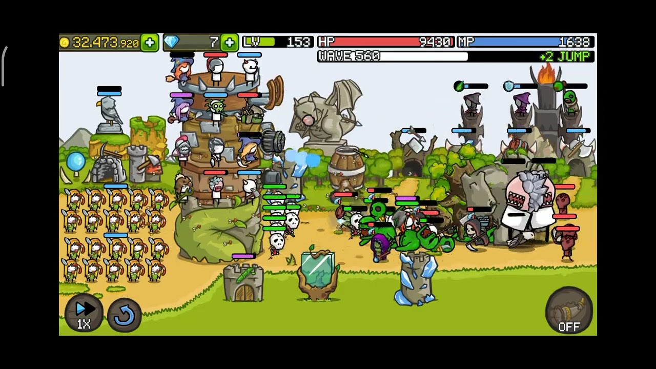 Grow Castle - Tower Defense Level 153 1 - YouTube