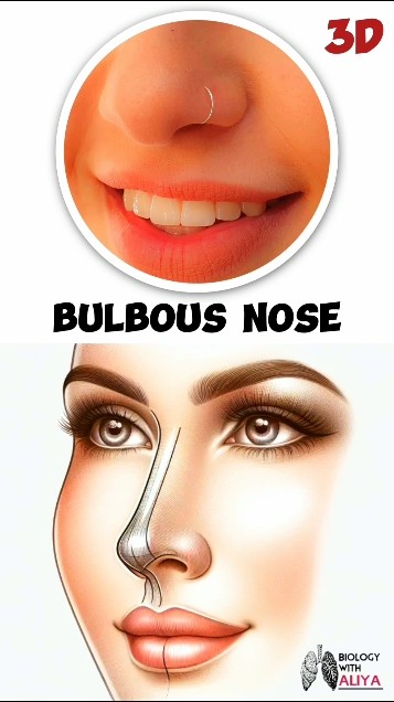 Bulbous Nose | #medical #animation #3d #short | BiologywithAliya - YouTube