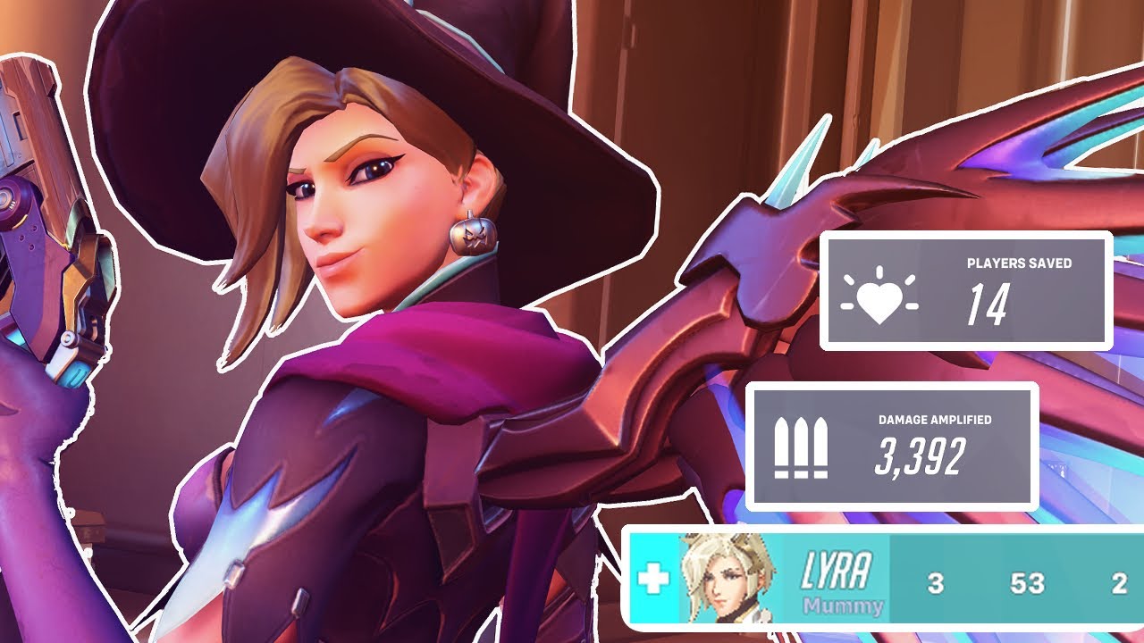 Fun in the new Halloween game mode 🥰😄 | Mercy gameplay - YouTube