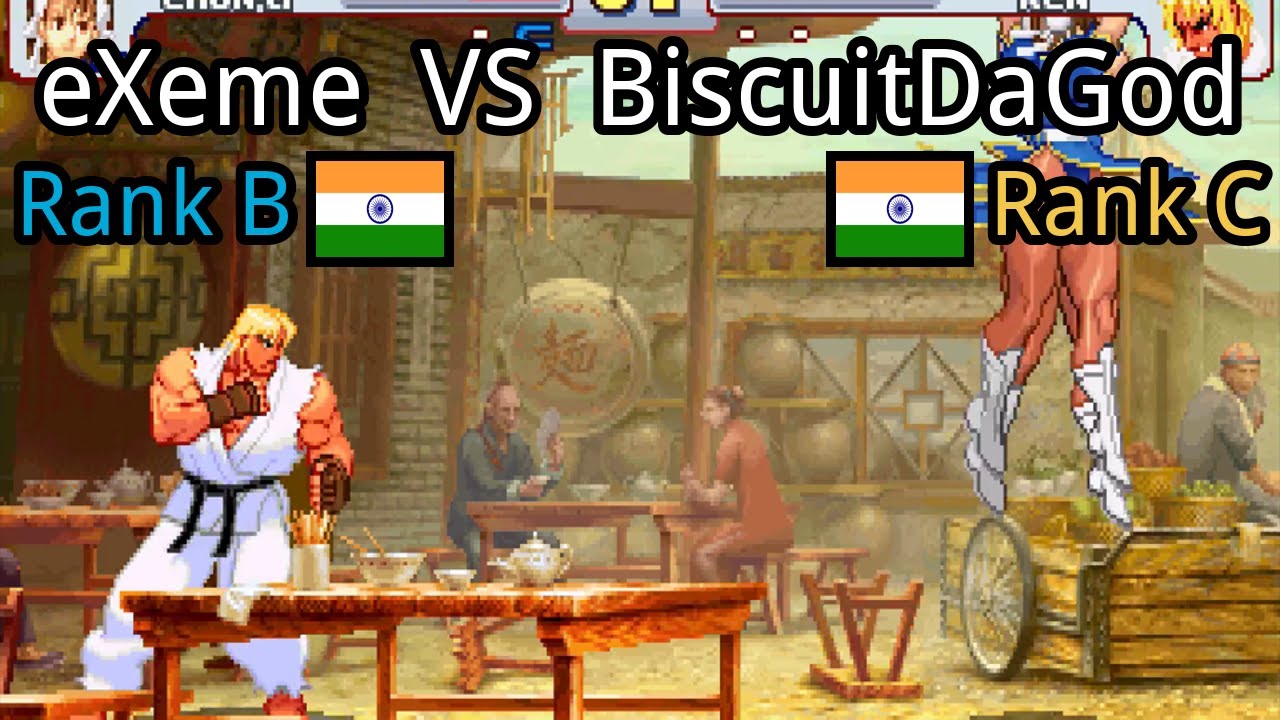 Street Fighter III: 3rd Strike: eXeme (IN, Rank B) vs BiscuitDaGod (IN ...