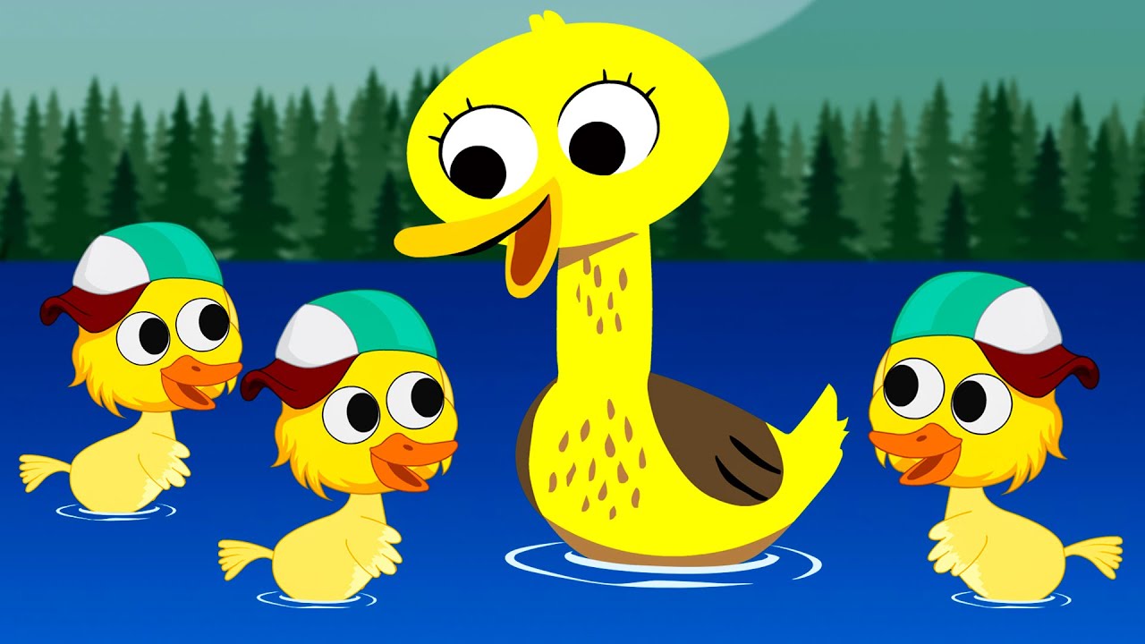 Five Little Ducks DJ | Five Little Duckies | Nursery Rhymes | Children ...