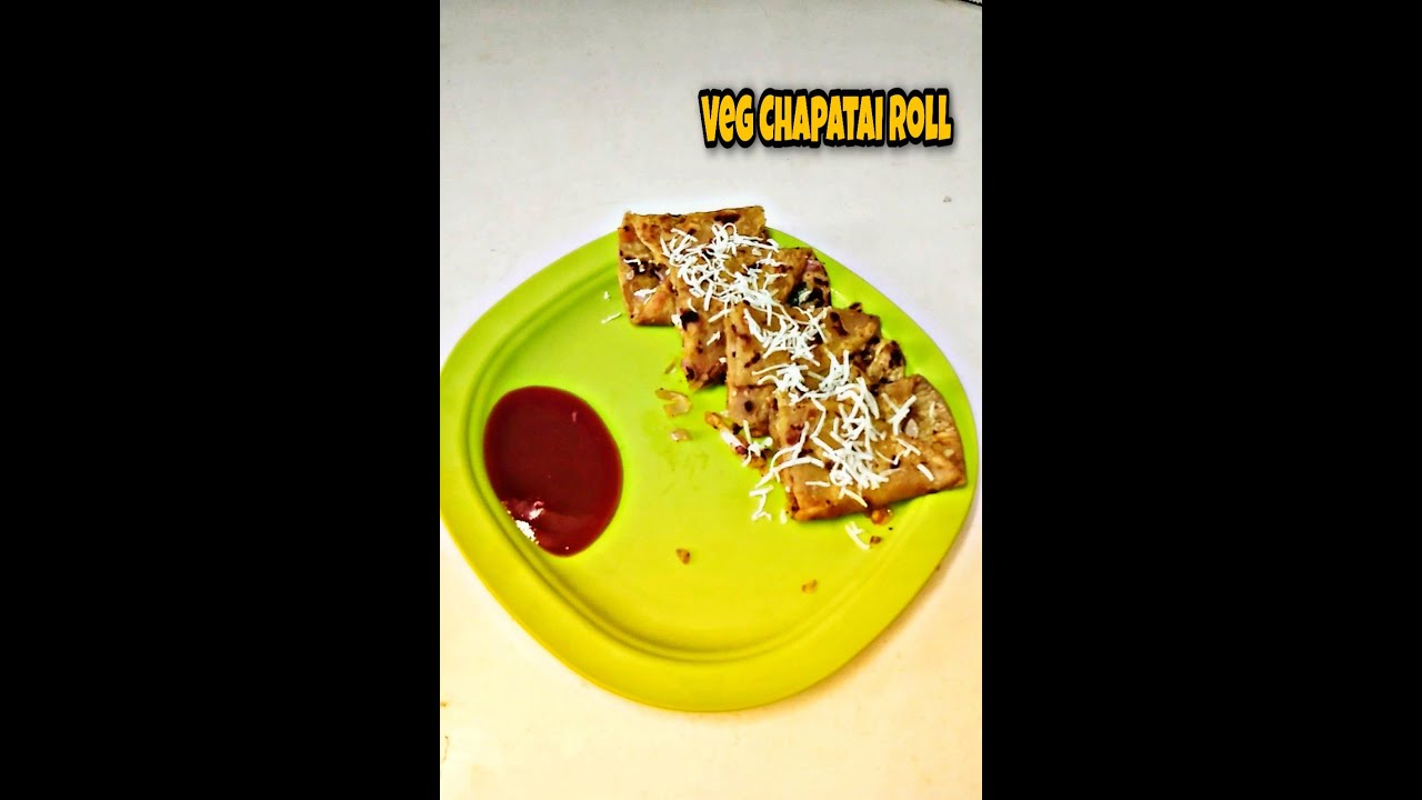 Veg Roll Recipe | Chapati Roll | Veg Chapati Wrap - YouTube