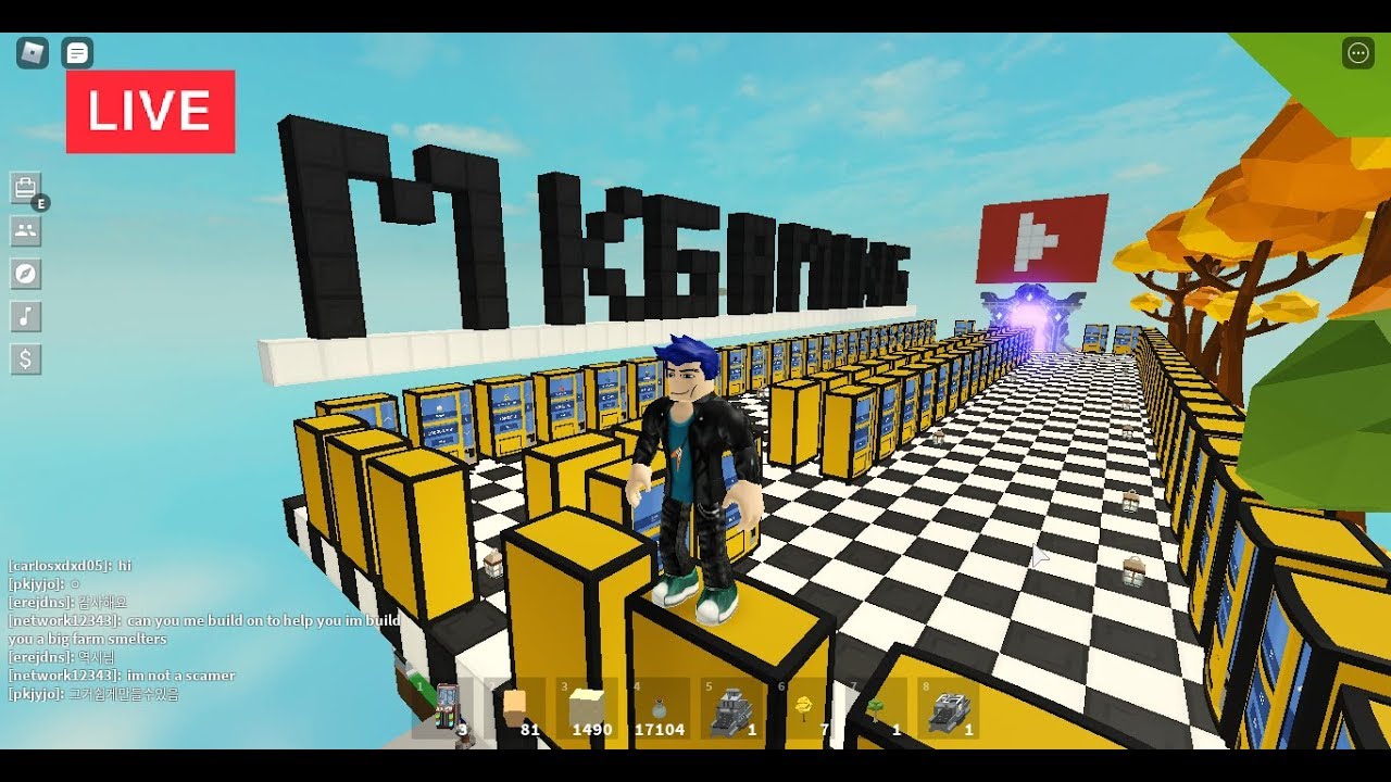ROBLOX Islands / skyblock 🔴 live shop open buy and sell - YouTube