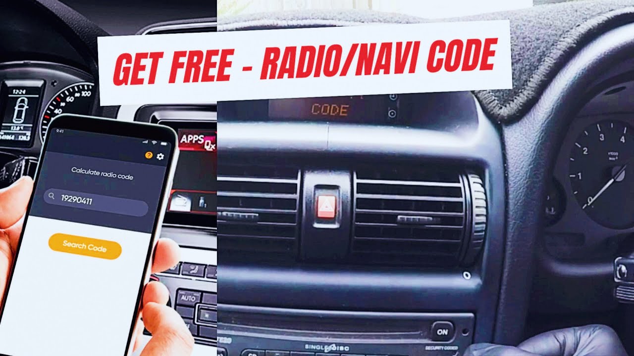 FORD KA 6000CD RADIO STEREO GET VIN NUMBER AND RADIO CODE - YouTube