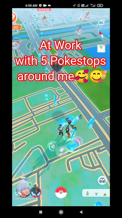 What Do You Do if 5 Pokestops Live Around You at Work? Pokemon Go - YouTube