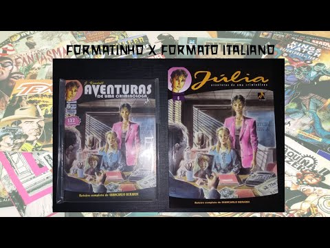 JÚLIA KENDALL - FORMATO ITALIANO X FORMATINHO (COMPARATIVO)