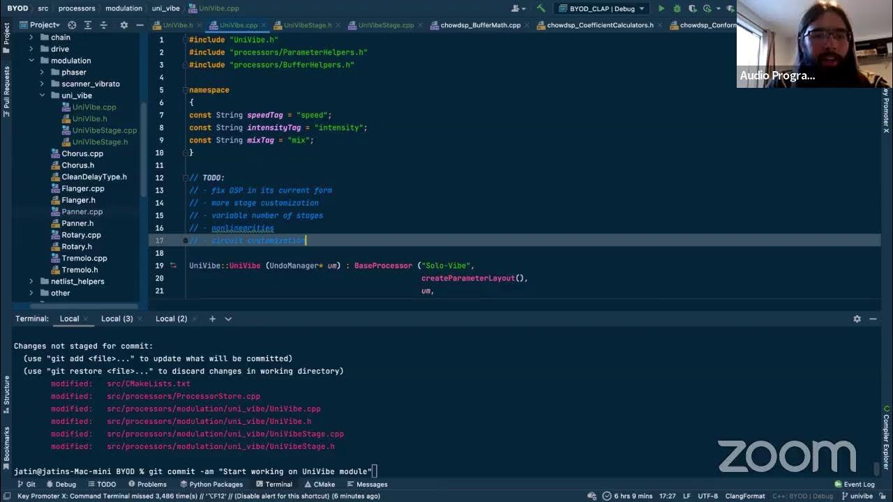 ChowDSP Coding Livestream #13 (Uni-Vibes) - YouTube