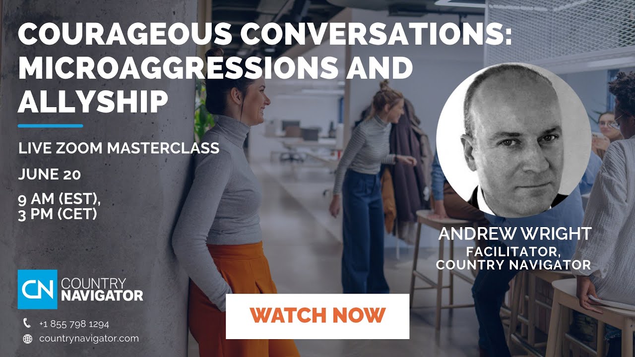 Masterclass: Courageous Conversations: Microaggressions and Allyship - YouTube
