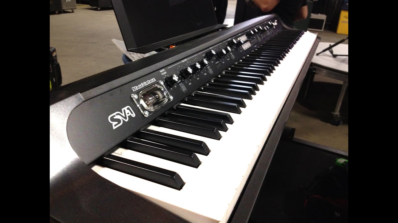 korg sv 1 sv1 keyboard stage controller new 2014 review - YouTube