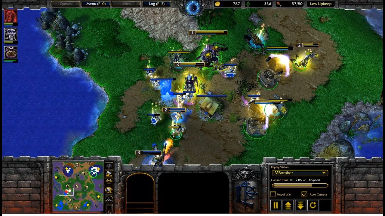 Warcraft III League 2022 Dec19 YungHofer(H) v Bomber(U) Game 2 MAPS ...