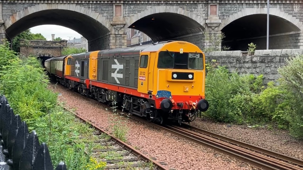 The Lochalsch Chopper railtour seen in Aberdeen on 23/06/2025 with ...