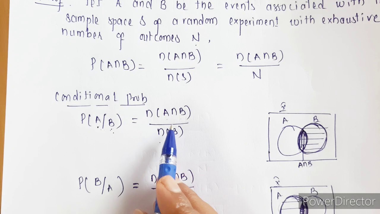 Theory of Probability-5/ Multiplication Theorem - YouTube