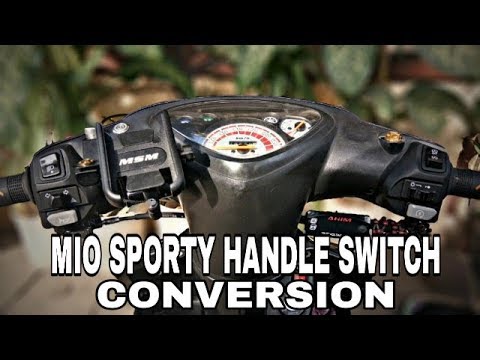 MIO SPORTY HANDLE SWITCH CONVERSION - YouTube