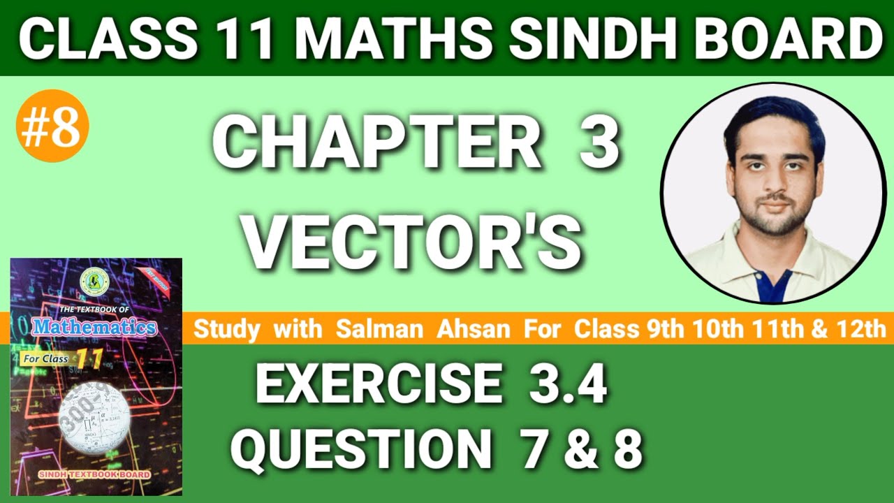 Class 11 Maths Sindh Board New Book Chapter 3 Exercise 3.4 Question 7 ...